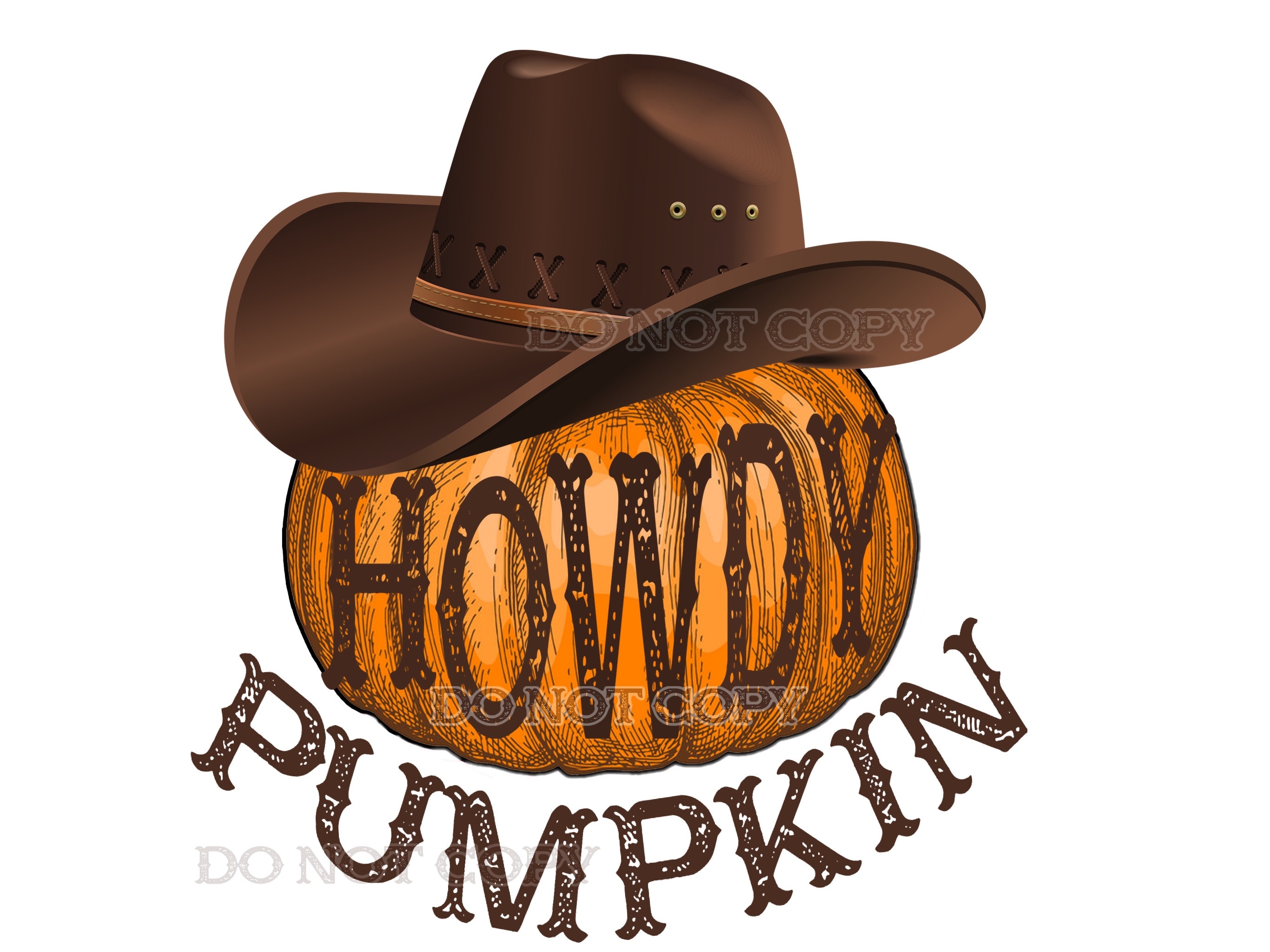 Howdy Pumpkin High Resolution PNG File With Transparent - Etsy