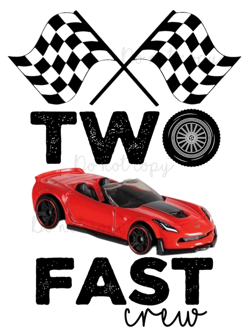Two Fast and Two Fast Crew Hot Wheels Race Car Theme Birthday - Etsy