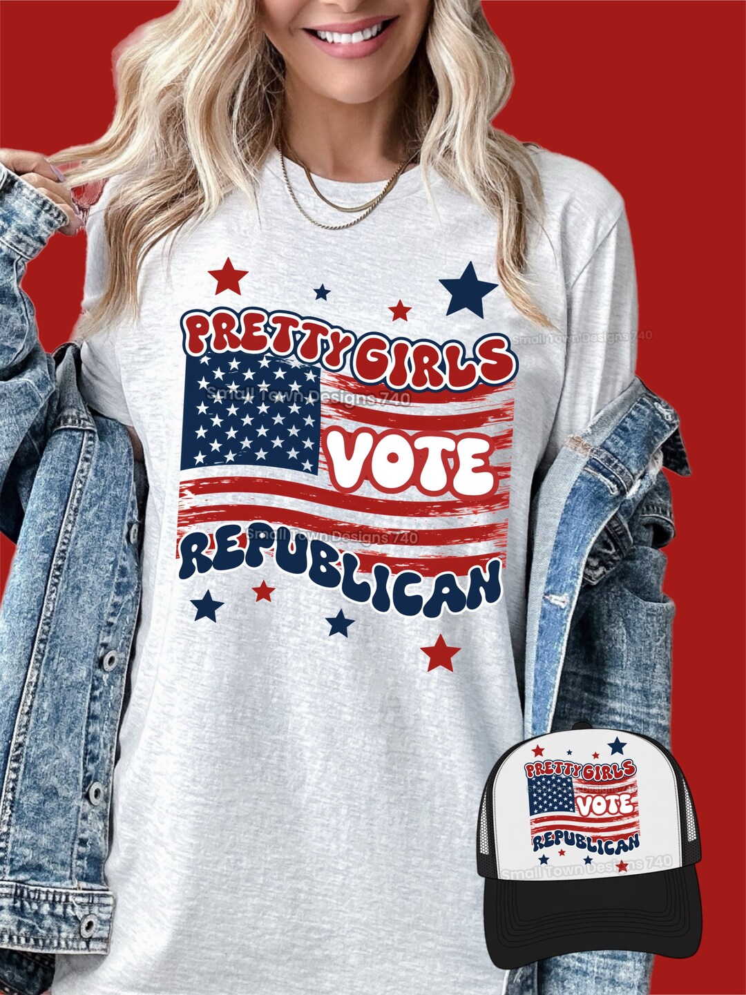 Pretty Girls Vote Republican - High Resolution PNG Digital Design ...
