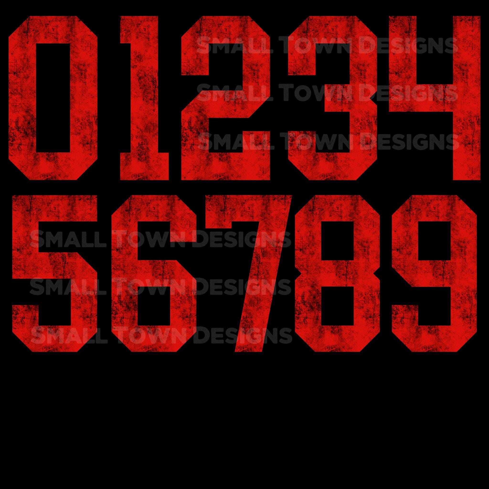Varsity Acid Wash Grunge Distressed Red TYPEABLE OTF Font- Type Your ...