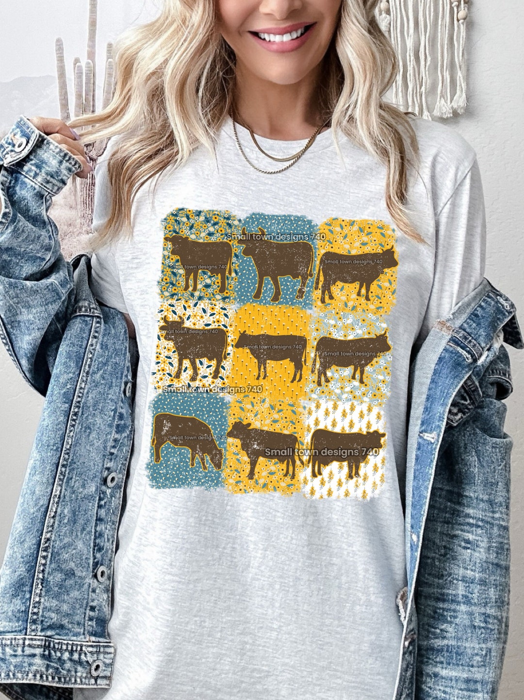 Cow High Resolution PNG Digital Design - DTF & Sublimation - Country ...
