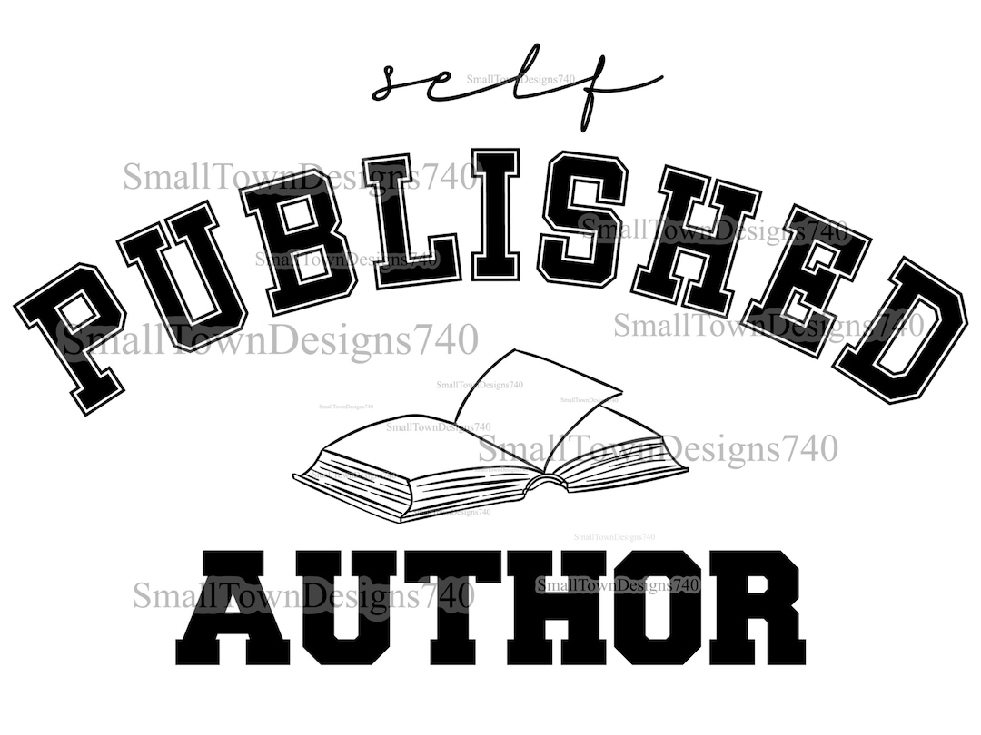 Self Published Author High Resolution PNG Digital Design Sublimation ...