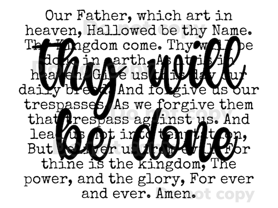 Lords Prayer Background