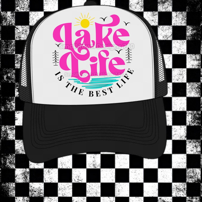 Lake Life Dtf for Hat - Etsy