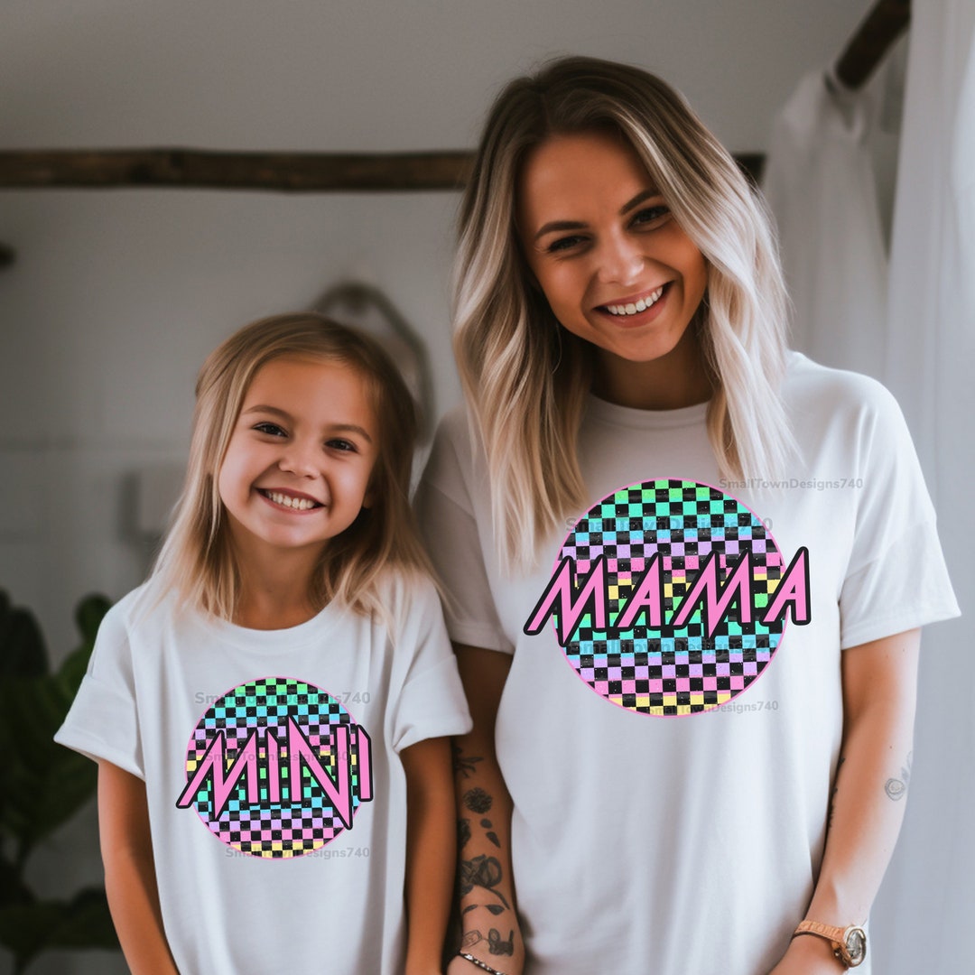 Mama & Mini High Resolution PNG Digital Design Bundle for Shirts and ...