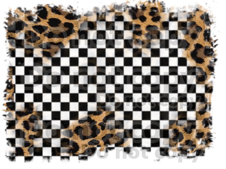 Checkered Racing Flag Distressed Patch With Cheetah High Resolution PNG ...