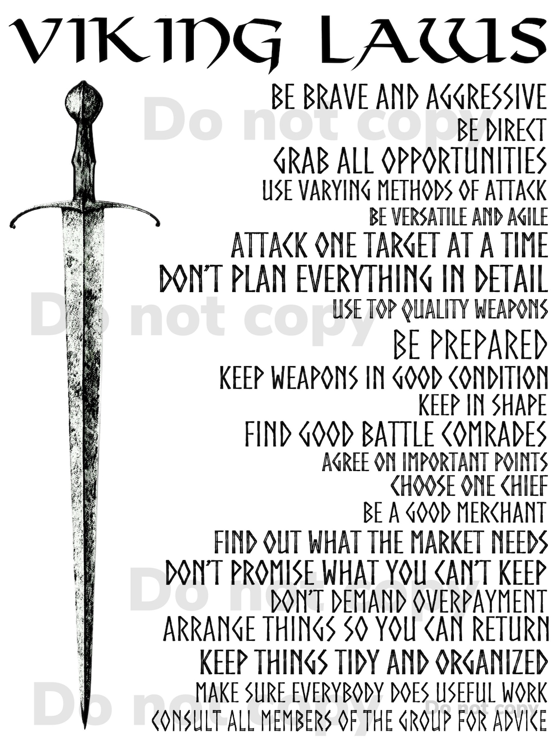 Viking Laws PNG High Resolution Digital File With Transparent ...
