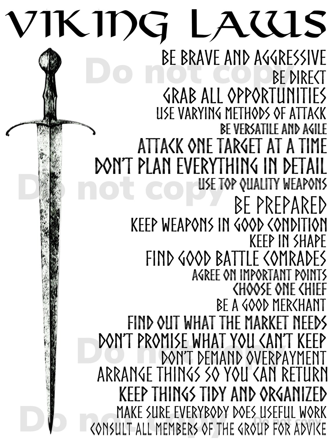 Viking Laws PNG High Resolution Digital File With Transparent ...