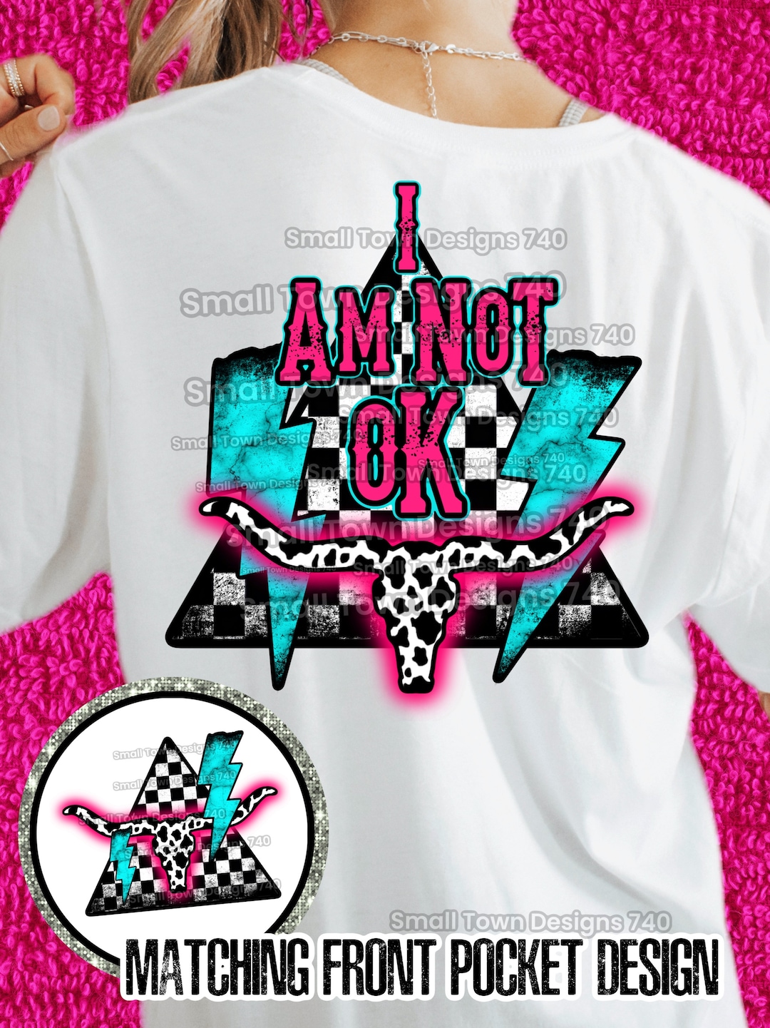 I Am Not Ok - High Resolution PNG Digital Design Bundle - Sublimation ...