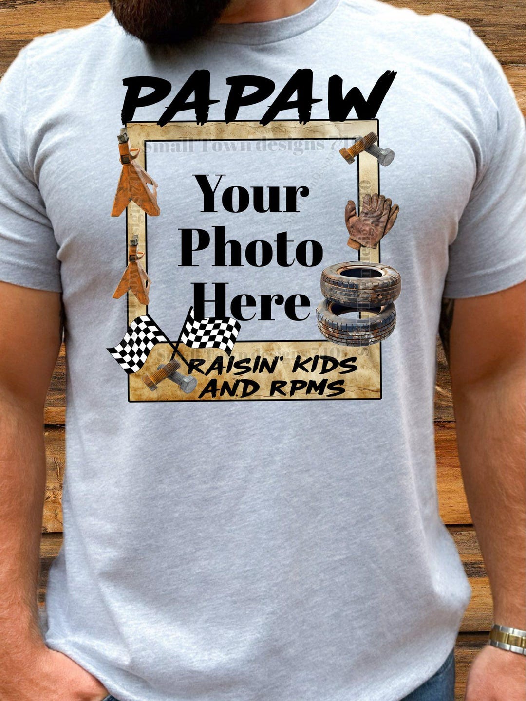 Papaw - Add Your Own Photo - High Resolution PNG Digital Design ...