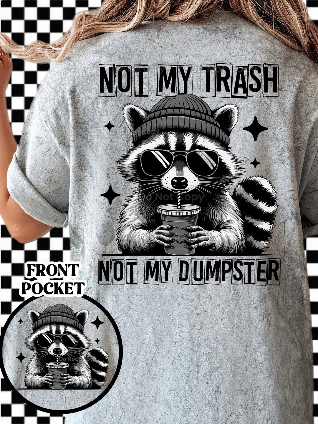 Not My Trash Not My Dumpster High Resolution PNG Digital Design Bundle ...