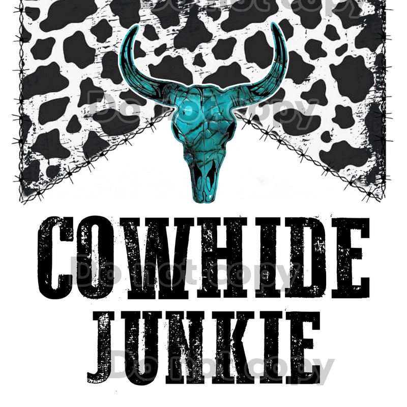 Cowhide Drawing - Etsy UK