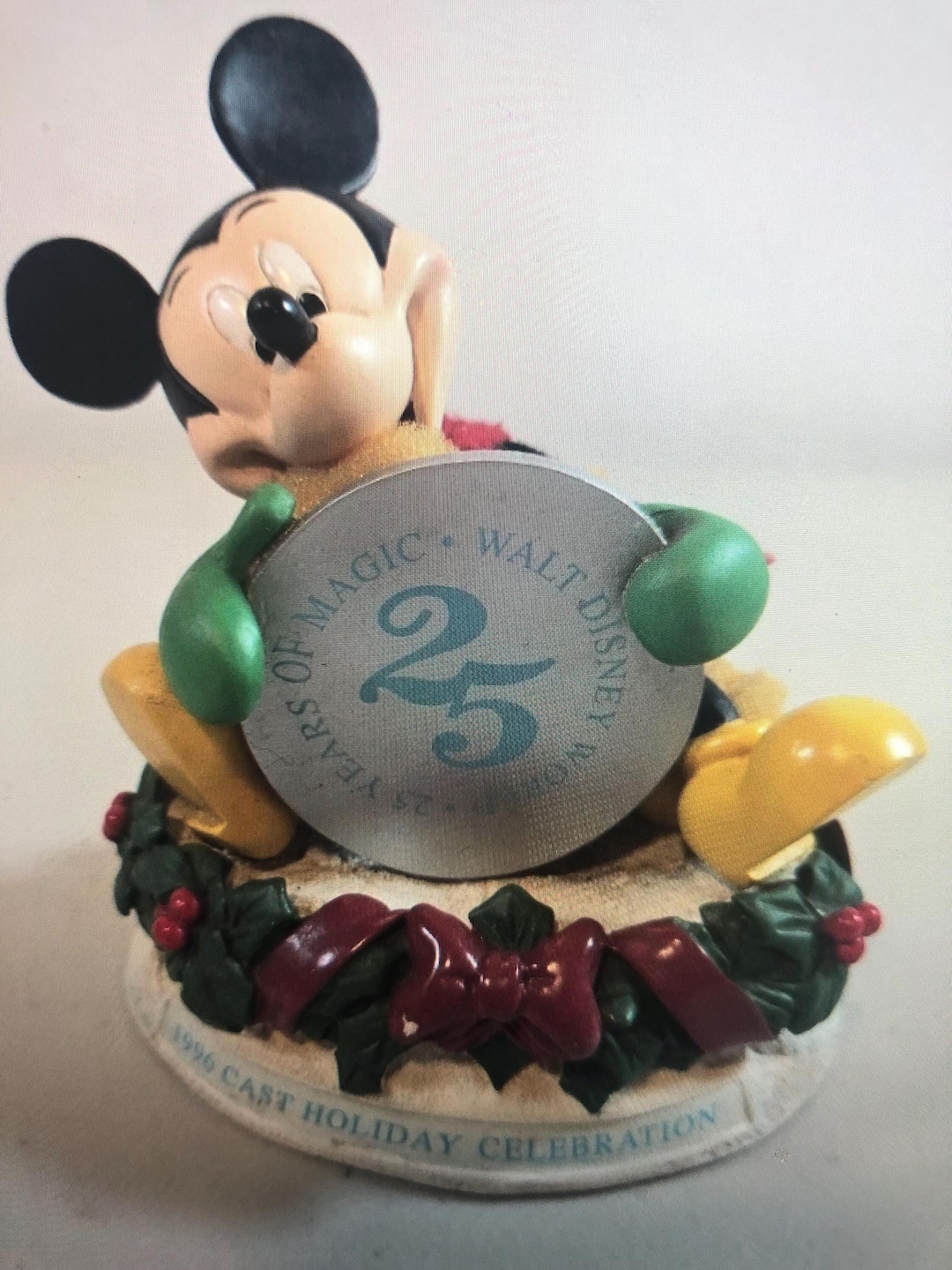 Vintage 1996 Mickey Mouse Figurine – Disney Cast Holiday Celebration ...