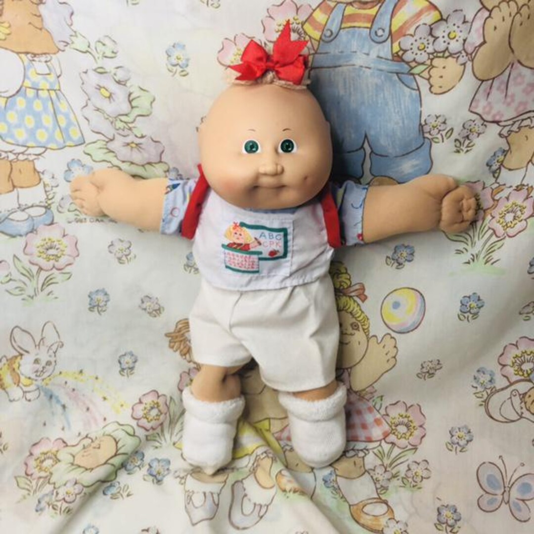 Vintage 1985 Cabbage Patch Preemie Girl – P Factory, HM3 Head, 14" Blue ...