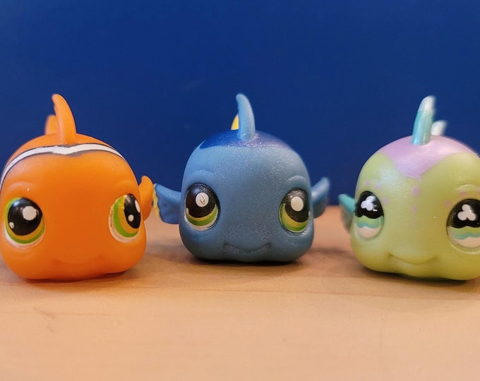 LPS Fish Bundle - Littlest Pet Shop Lot of 3 - Etsy