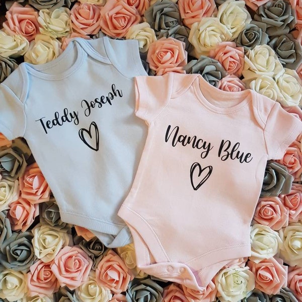 Personalised Baby Grow - Etsy UK