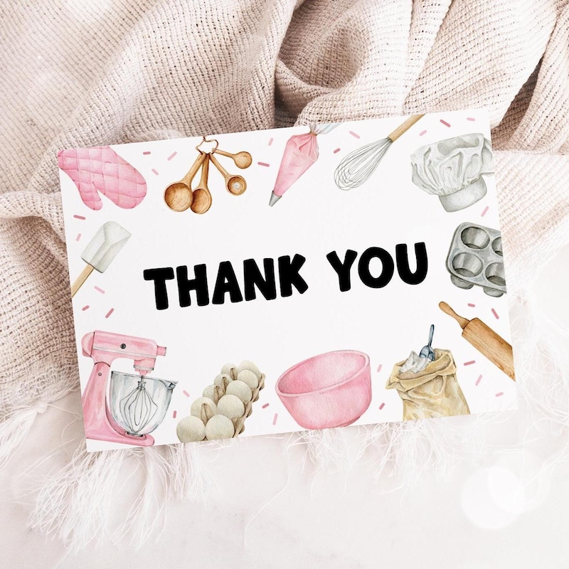 Chef Thank You Card - Etsy