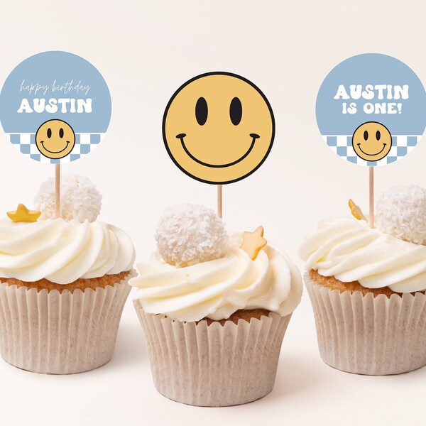 4 Cake Topper Checkered - Etsy