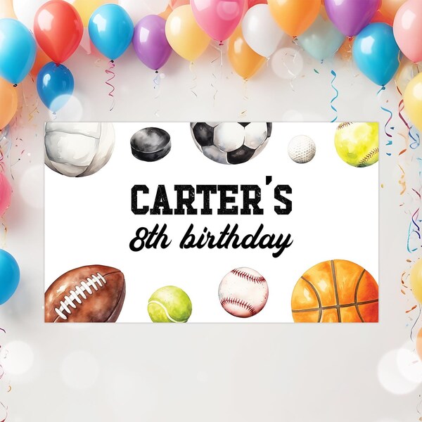 Sports Birthday - Etsy