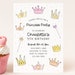 Editable Princess Birthday Party Favor Tag Royal Celebration Thank You ...