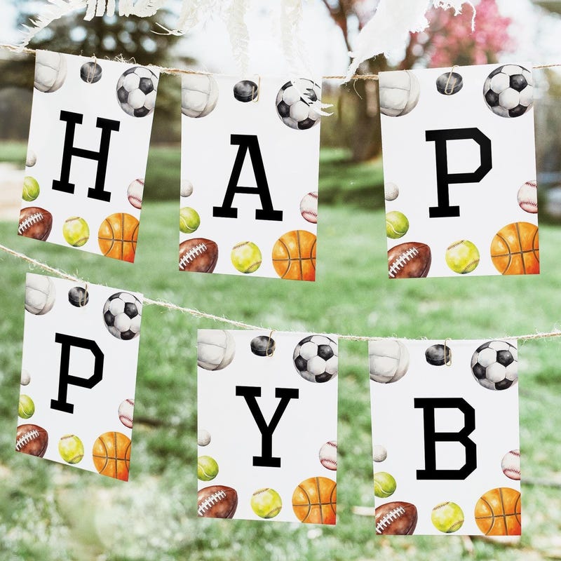 Sport High Chair Banner - Etsy