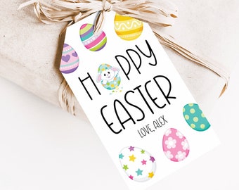 Editable Treats for My Peeps Easter Favor Tag, Easter Gift Tag, Easter ...