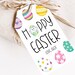 Editable Hoppy Easter Favor Tag, Easter Gift Tag, Easter Basket Tag ...