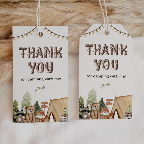 Camping Thank You - Etsy