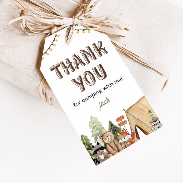 Camping Thank You - Etsy