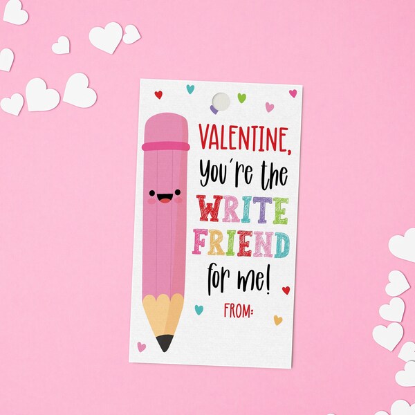 Valentine Pencils - Etsy