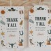 Cowboy Birthday Party Favor Tag Editable Template, Wild West Thank You ...