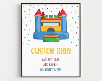 Bounce House Sign - Etsy