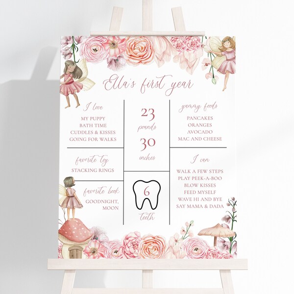 First Birthday Poster - Etsy