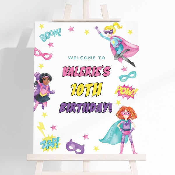 Pink Superhero - Etsy