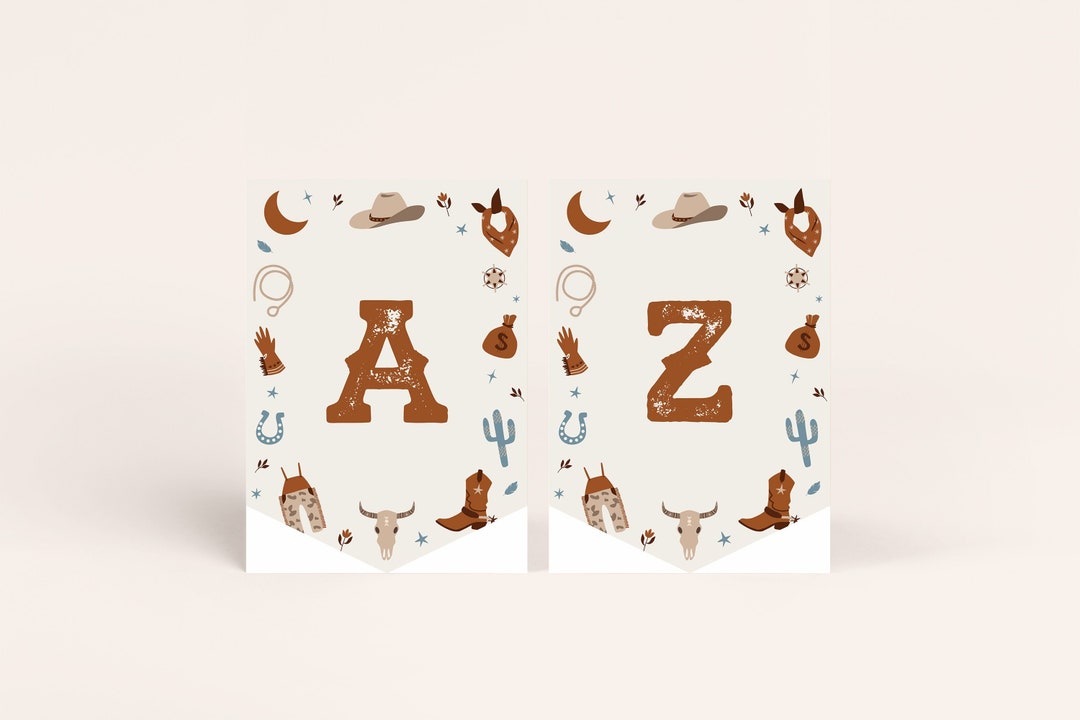 Editable Boy First Rodeo Happy Birthday Banner Western Cowboy - Etsy