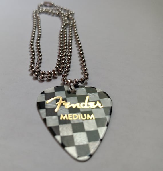 Fender Guitar Pick Necklace