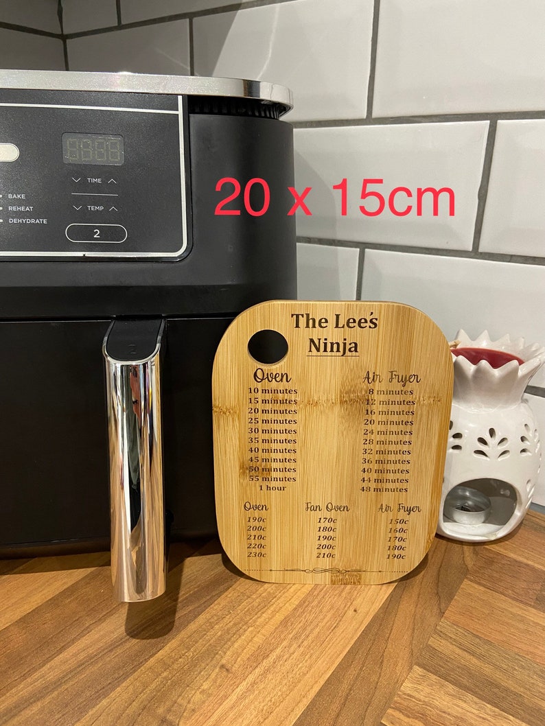 Air Fryer Ninja Conversion Chart/ Board. Small 20x15cm - Etsy UK