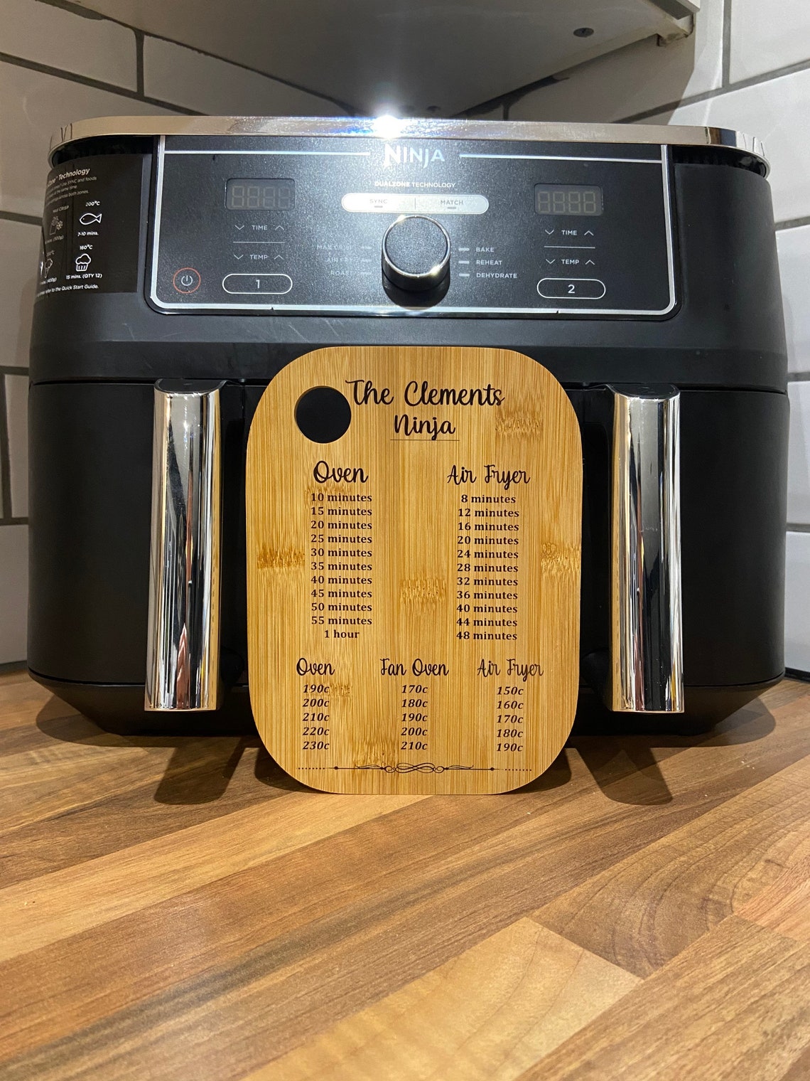 Air Fryer Ninja Conversion Chart/ Board. Small 20x15cm - Etsy UK
