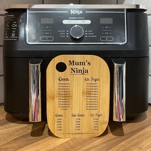 Air Fryer Ninja Conversion Chart/ Board. Small 20x15cm Personalised to ...