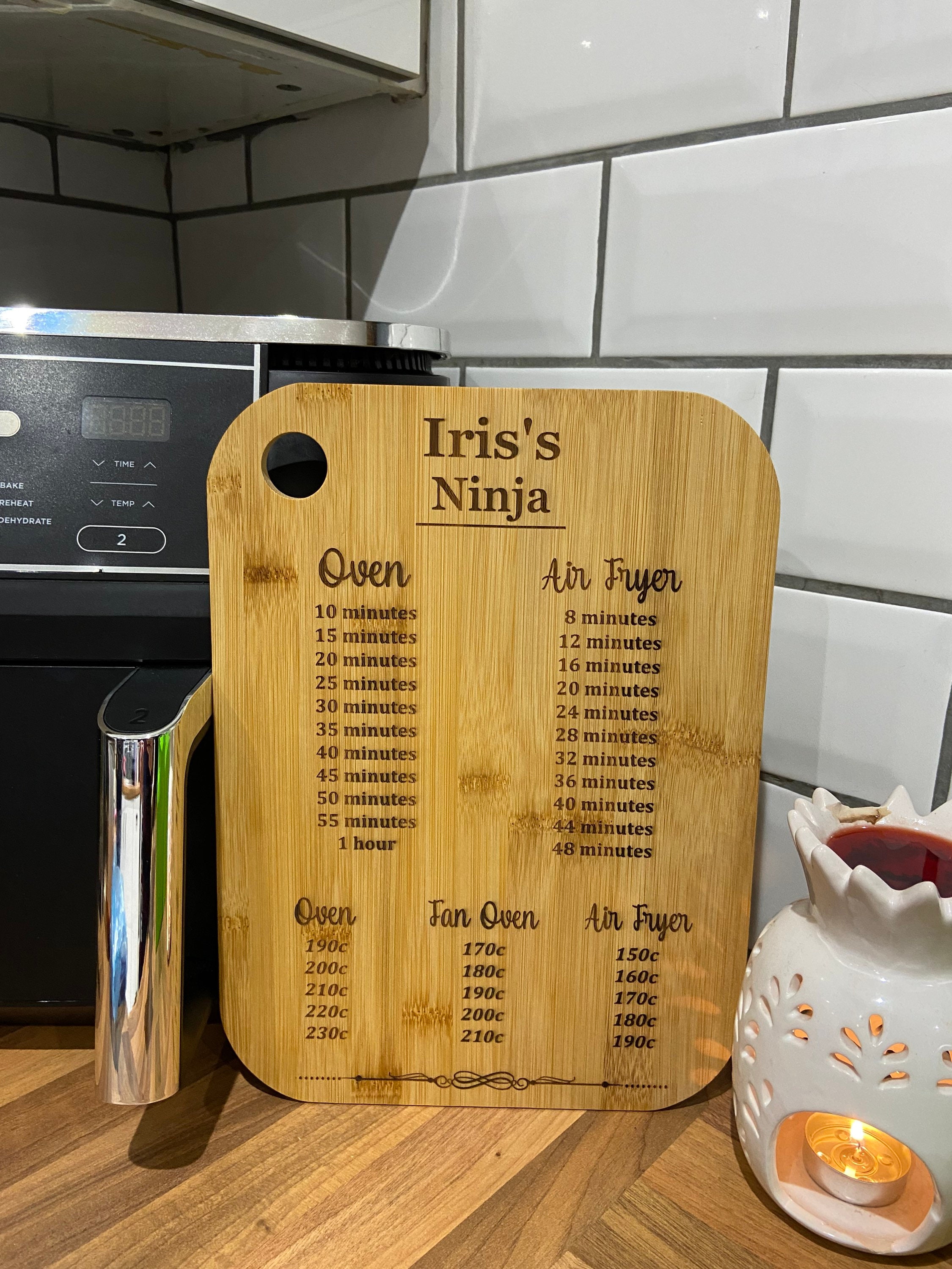 Air Fryer Ninja Conversion Chart. Rectangular 30x22.5cm Board ...
