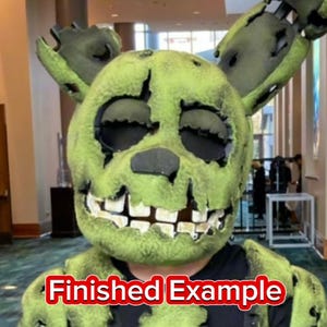 Blank Springtrap Cosplay Head (FNAF) (premium 3D Printed) - Etsy