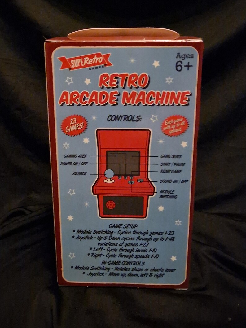 Mini Retro Arcade Machine - Etsy