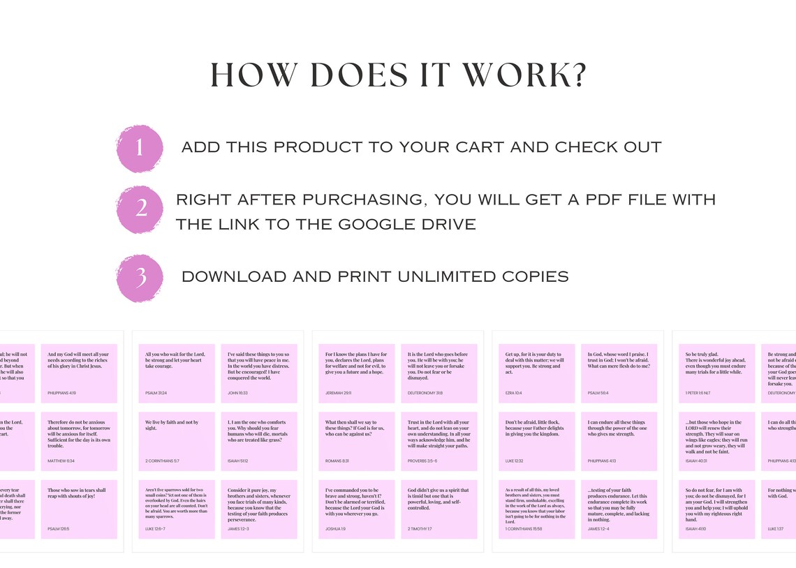 30 Encouraging Bible Verses | Printable Scripture Cards | Christian ...