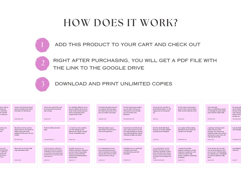 30 Encouraging Bible Verses | Printable Scripture Cards | Christian ...