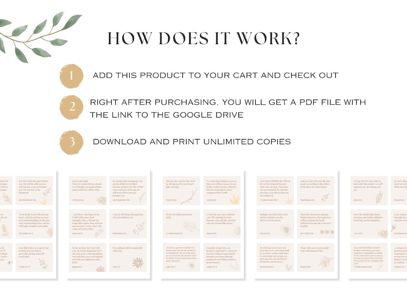 30 Encouraging Bible Verses Printable Scripture Cards Boho Christian ...