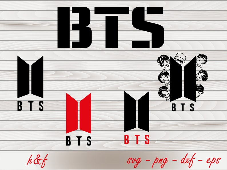 Bts Logo Svg Bts Army Logo Svg Bundle Bts Stickers Music - Etsy