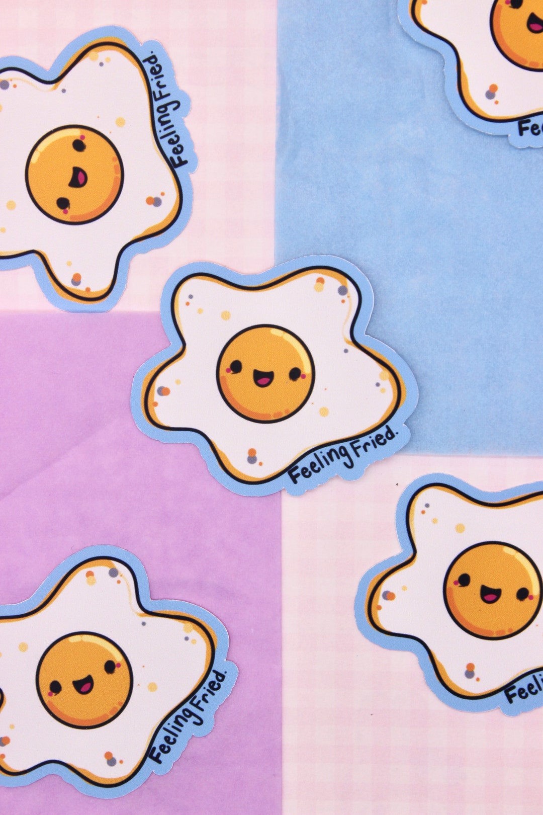 Feeling Fried Egg Sticker - Etsy