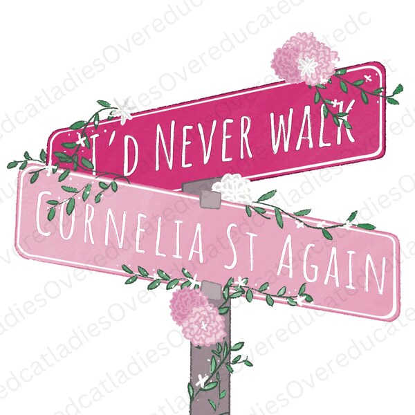 Cornelia Street Svg - Etsy