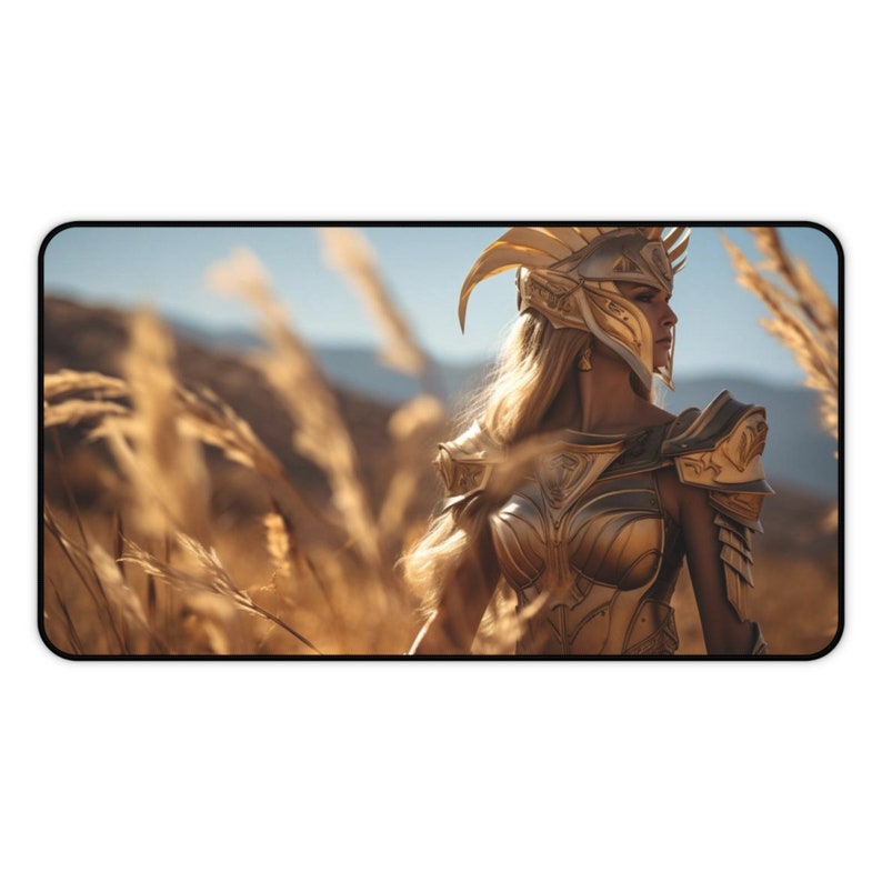 Athena Greek Goddess Desk Mat Mousepad Computer Gamer Gift - Etsy