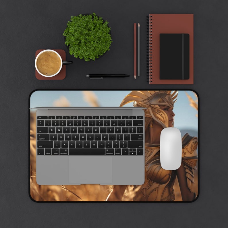 Athena Greek Goddess Desk Mat Mousepad Computer Gamer Gift - Etsy